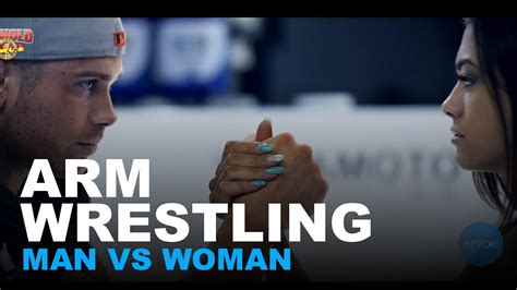 Arm Wrestling Man Vs Woman Youtube