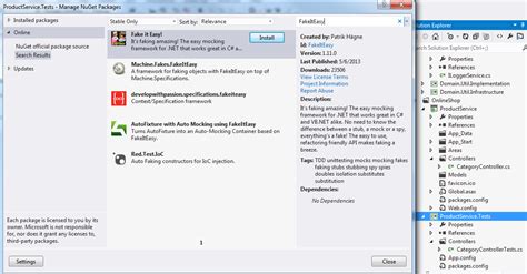 bash space mvc4 tdd ioc by unity and mocking by