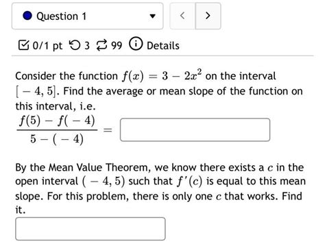 Solved Consider The Function F X 3−2x2 On The Interval