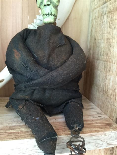 Original Handmade Ooak Frankenstein Figure Doll Creepy Cute Etsy