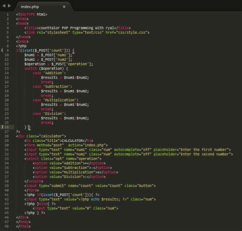 build a simple calculator with html php and css programming — steemit
