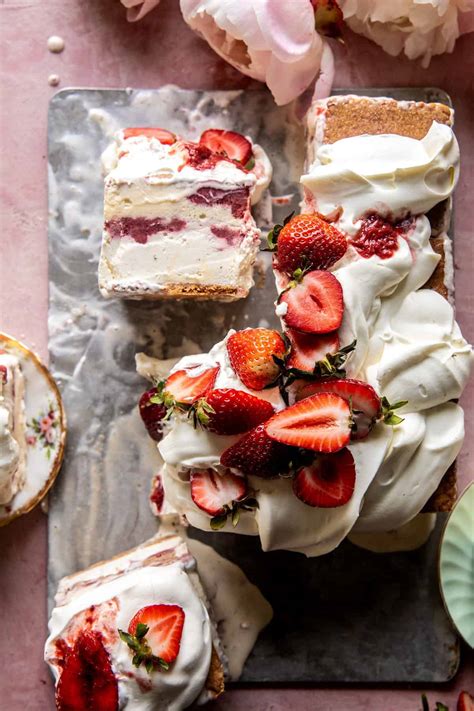 Simple Strawberry Ice Cream Cake