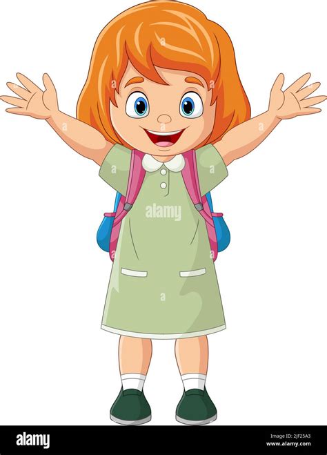 Eleve Levant La Main Banque Dimages Vectorielles Alamy