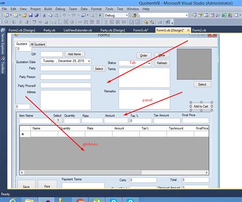 how to calculate total amount in datagridview column and row in vbnet