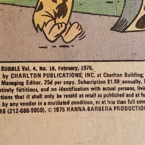 1976 Charlton Comics The Flintstones Neighbors Barney And Etsy
