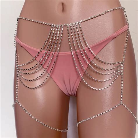 New Latest Nightclub Belly Dance Waist Body Chain Jewelry For Women