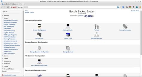 install and configure bacula in ubuntu