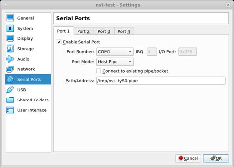 virtualbox serial port pipe linux boatshutter