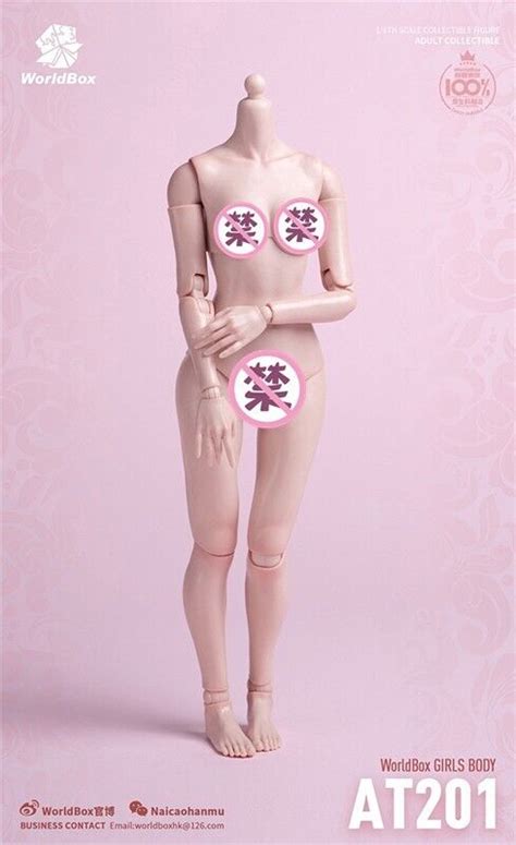 1 6 Scale Worldbox At201 Girl Standard Doll Body Pale Fit 12 Female