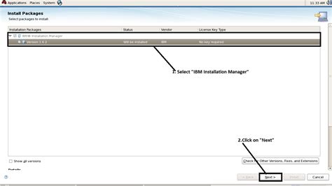 ibm websphere application server installing installation manager im