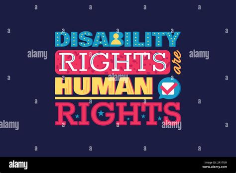 Banner Proteger Los Derechos De Las Personas Discapacitadas Concepto