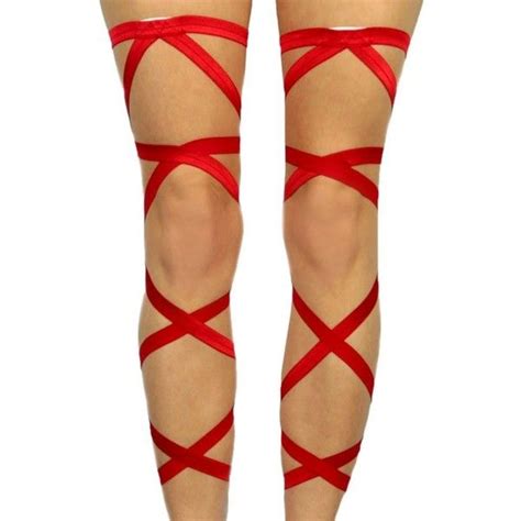 Iheartraves Pair Of Leg Wraps 13 Liked On Polyvore Clothes Design