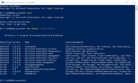 how to install powershell core v6 0 on windows and run windows