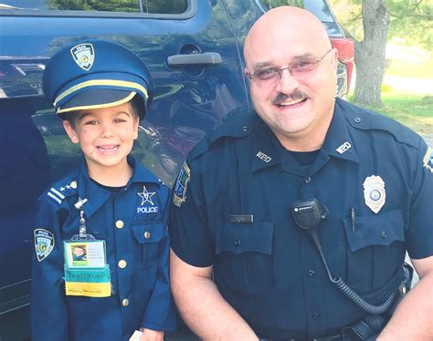 Sawyer Meets A Waterville Police Officer But Still Wants To Tour