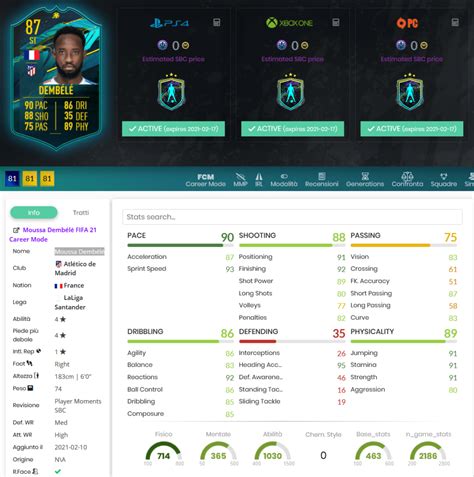 Fifa 21 Sbc Moussa Dembele Moments Requisiti E Soluzioni