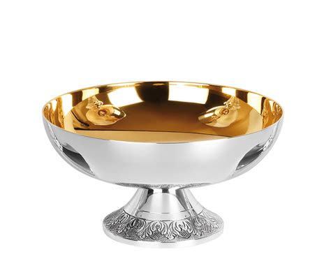silver plate svelte design brass open ciboria 5412 sp tonini church