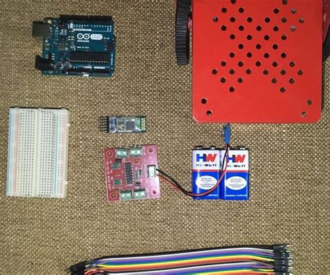 gesture controlled robot using arduino and bluetooth 6