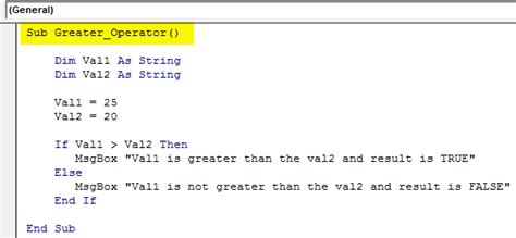 vba operators list of excel vba operators examples