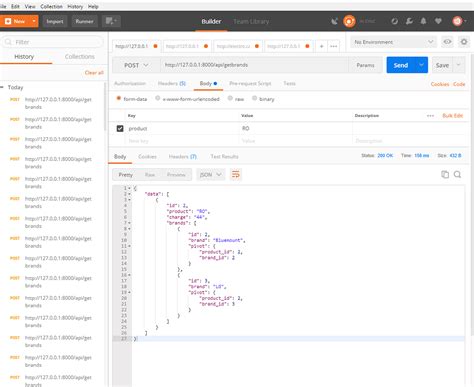 getting api response in postman but not in ionic app browser view