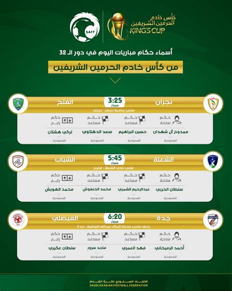الاتحاد السعودي لكرة القدم On Twitter نجران والشعلة وجدة يستضيفون
