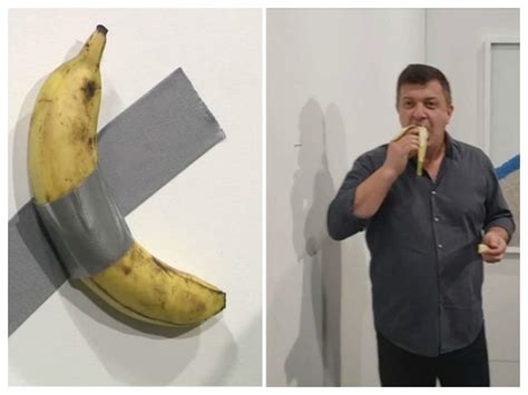 Man Eats 120 000 Banana Taped To The Wall At Miami Art Exhibition