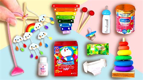 24 Easy Diy Miniature Ideas For Dollhouse And Barbie Items Youtube