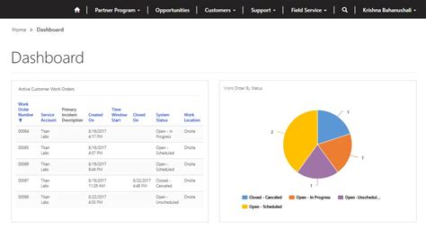 embed d365 field service views in dashboard of d365 online portal