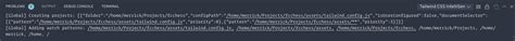 not working in project with tailwindcss config in subdir about
