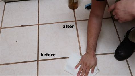 Whats A Tile Grout Cleaning Demo Youtube