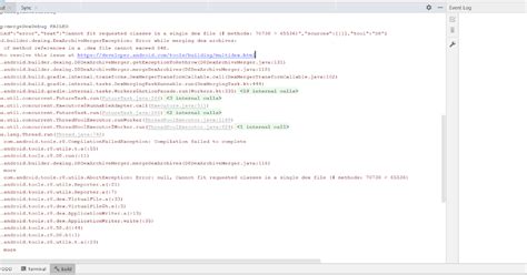 how to solve cannot fit requested classes in a single dex file apptunix