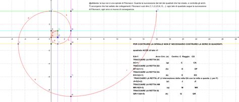 fibonacci spirale geogebra