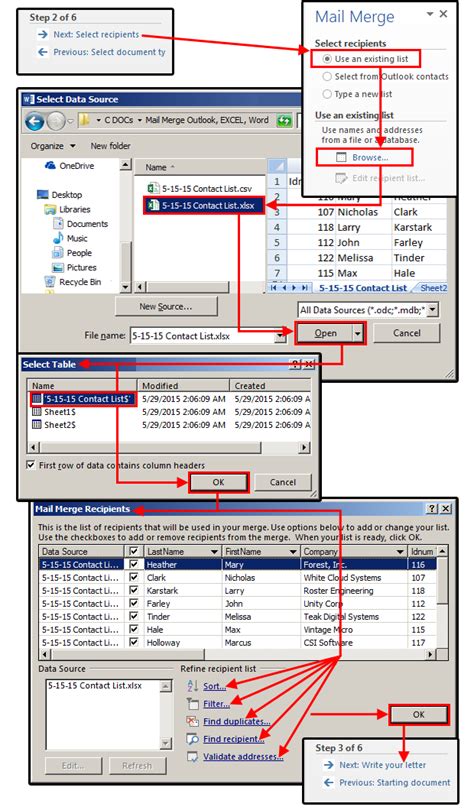 mail merge master class how to merge your excel contact