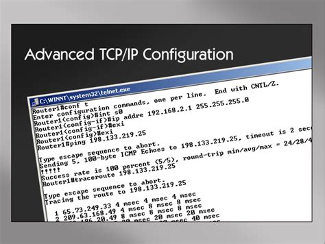 advanced tcp ip configuration אינפוסק infosec advanced it learning
