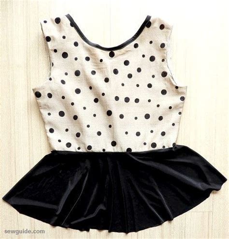 Make A Peplum Top Easy Sewing Pattern Sewguide
