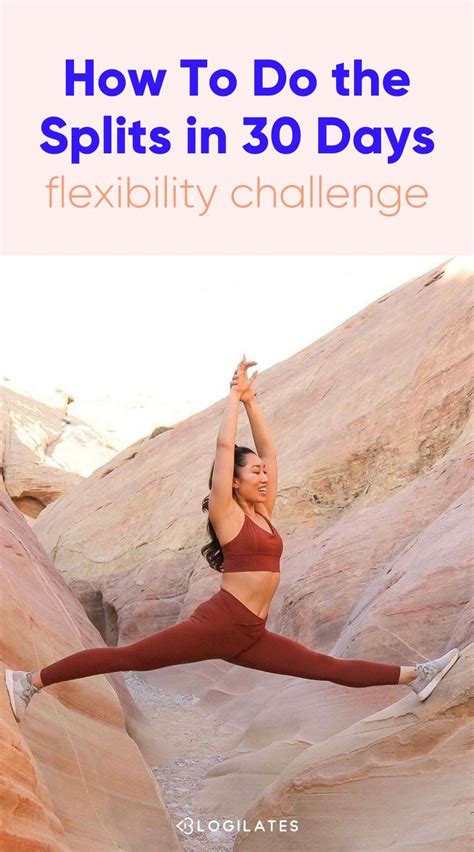 Beginner Splits In 30 Days Flexibility Challenge By Blogilates
