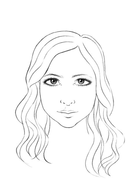 Como Desenhar Um Rosto Humano Feminino Passo A Passo Rostos Humanos