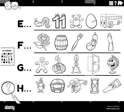 dibujos animados en blanco y negro ilustración de encontrar imágenes