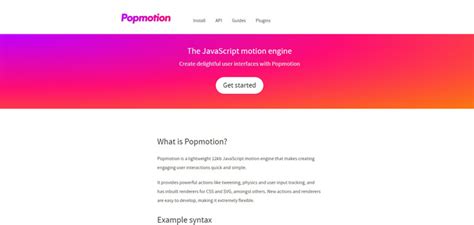 8 best javascript animation engine gojquery