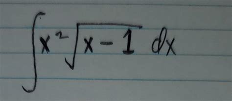 Solved ∫x2x−1dx