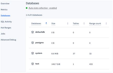 analyze cockroach performance from the built in db console flamingbytes