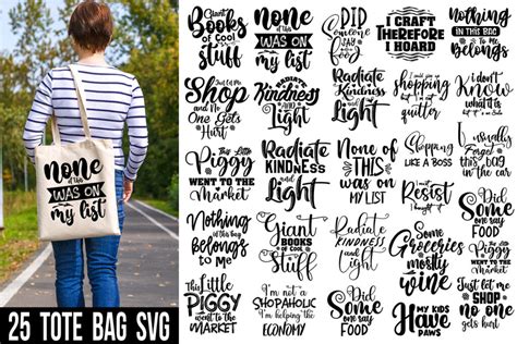 Funny Tote Bag Svg Bundle Tote Bag Quotes Svg Tote Bag Sayings Svg