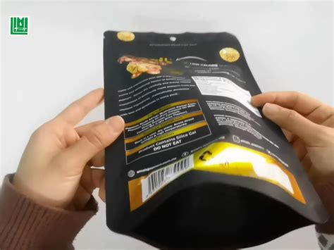 Customized Printed Beef Jerky Food Snacks Nuts Stand Up Pouch Packaging