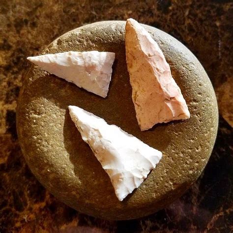 Madison Points And Hardstone Discoidal Native American Indian
