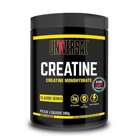 Creatina Monohidratada 300g Universal Nutrition Sem Sabor Netshoes