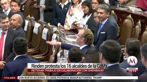 Rinden Protesta 16 Alcaldes En Cdmx Grupo Milenio