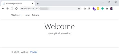 how to host asp core app on linux with nginx webserver