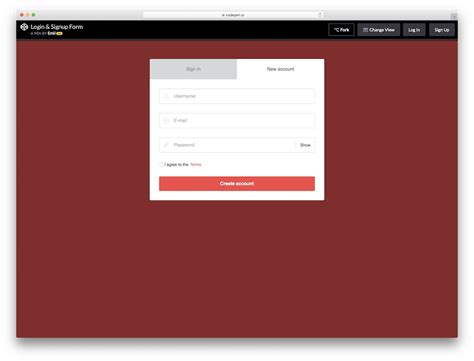 bootstrap registration form 35 best free forms to get more subscribers