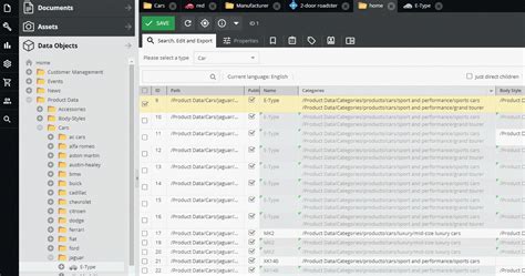 many to many object relation pimcore development documentation