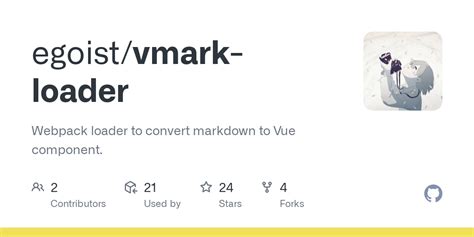 github egoist vmark loader webpack loader to convert markdown to vue