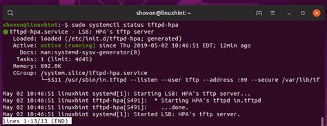 installing and configuring tftp server on ubuntu linux hint